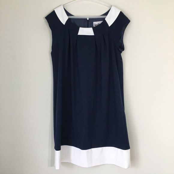 Sheri Martin | Dresses | Sheri Martin New York Womens Blue White Soft ...